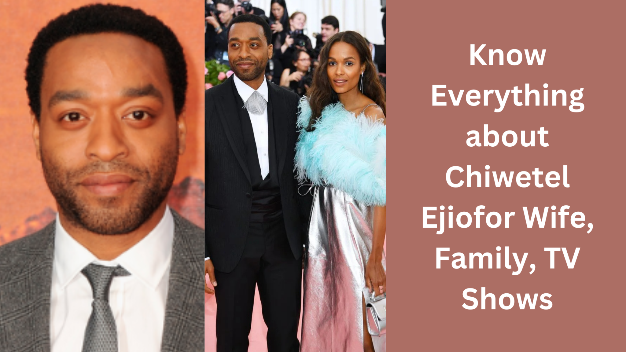 Know Everything about Chiwetel Ejiofor Wife, Family, TV Shows